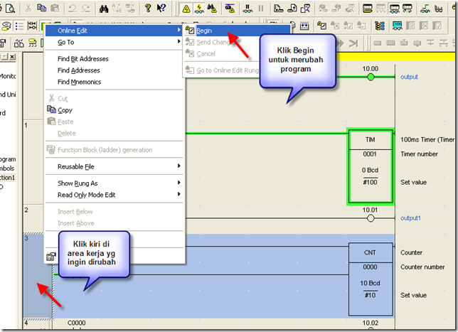 PLC TRAINING: Intruksi Dasar CX-Programmer